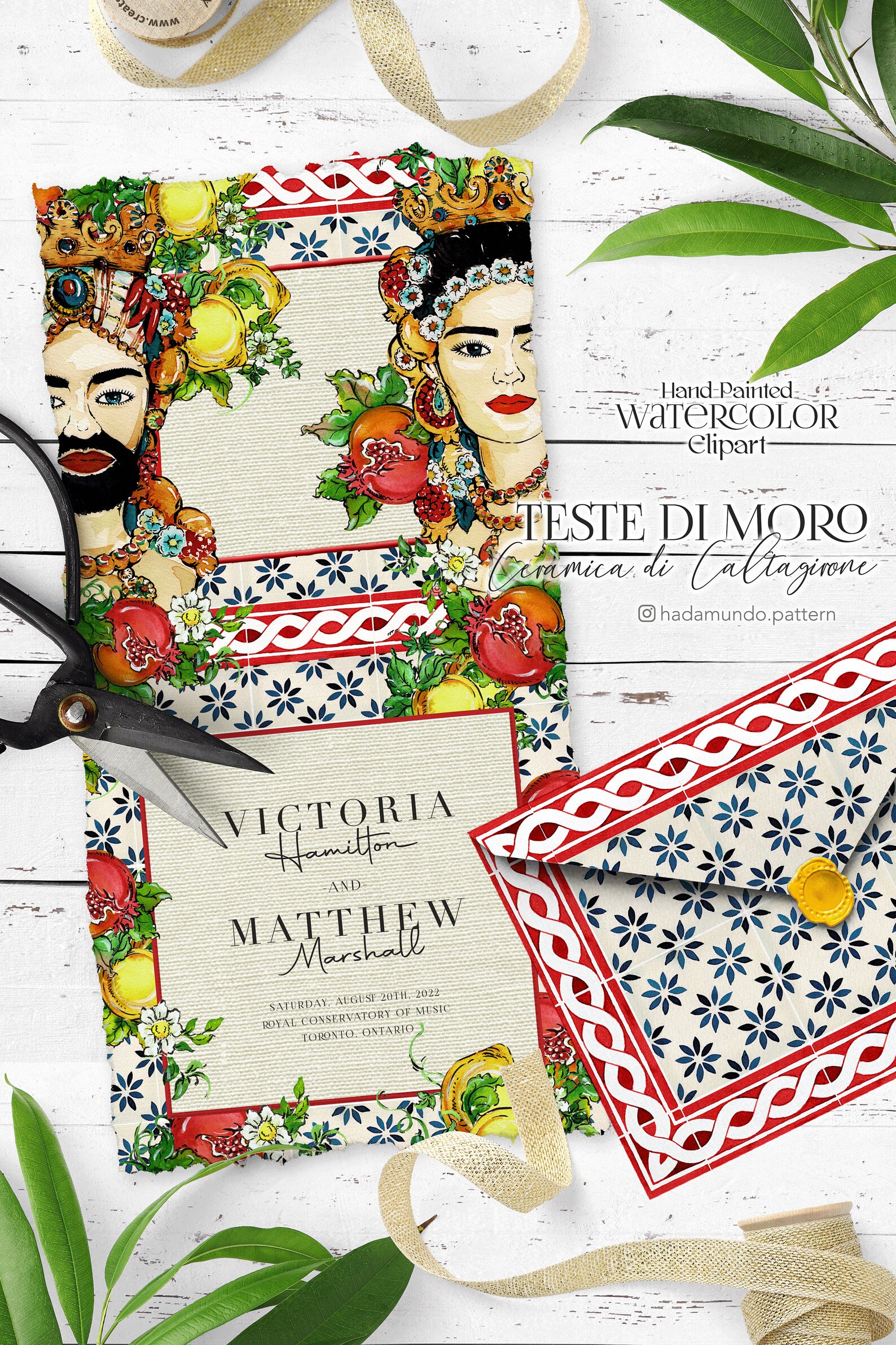 Testa Di Moro, Italian Tile PNG, Mediterranean Tile, Sicily, Spanish ...