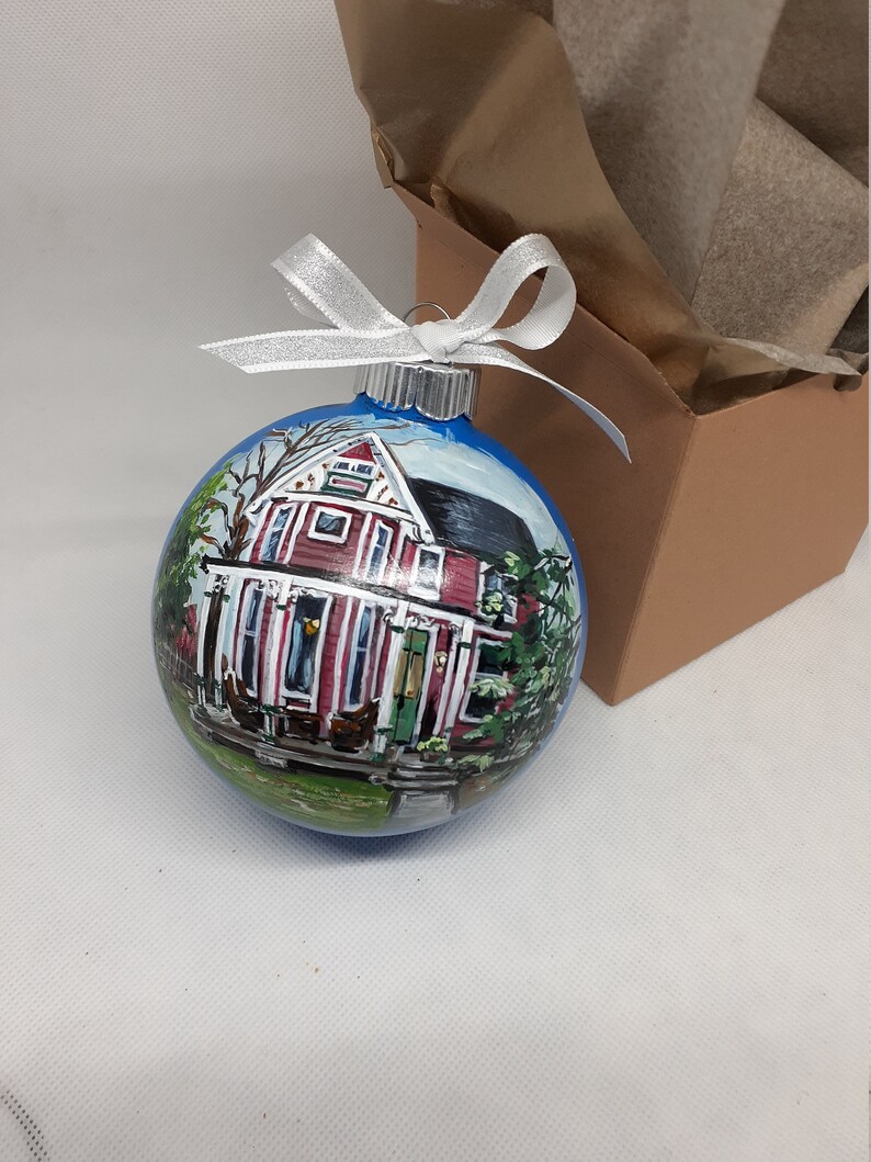 Christmas Custom Hand Painted Ornament. Custom Ornaments. - Etsy