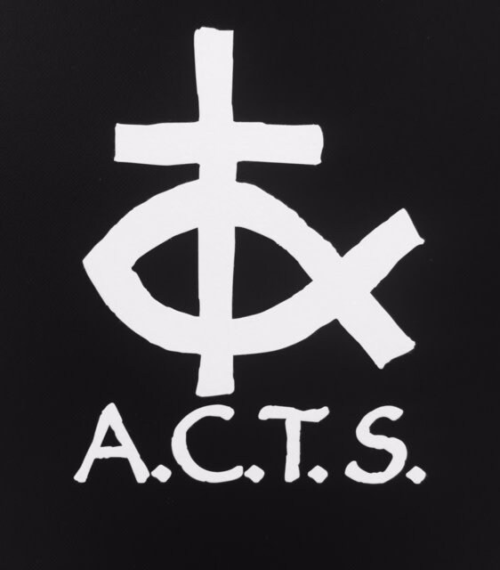 ACTS Vinyl Decal: Christian Fish and Cross (6"l X 4"w) - Etsy