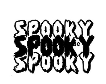 Spooky Svg, Fall Svg File, Autumn Svg, Halloween Svg, Commercial Svg ...
