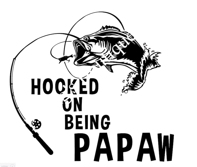 Hooked on Being Papaw Svg| Fathers Day| Fishing| T-shirt| Dad - Etsy