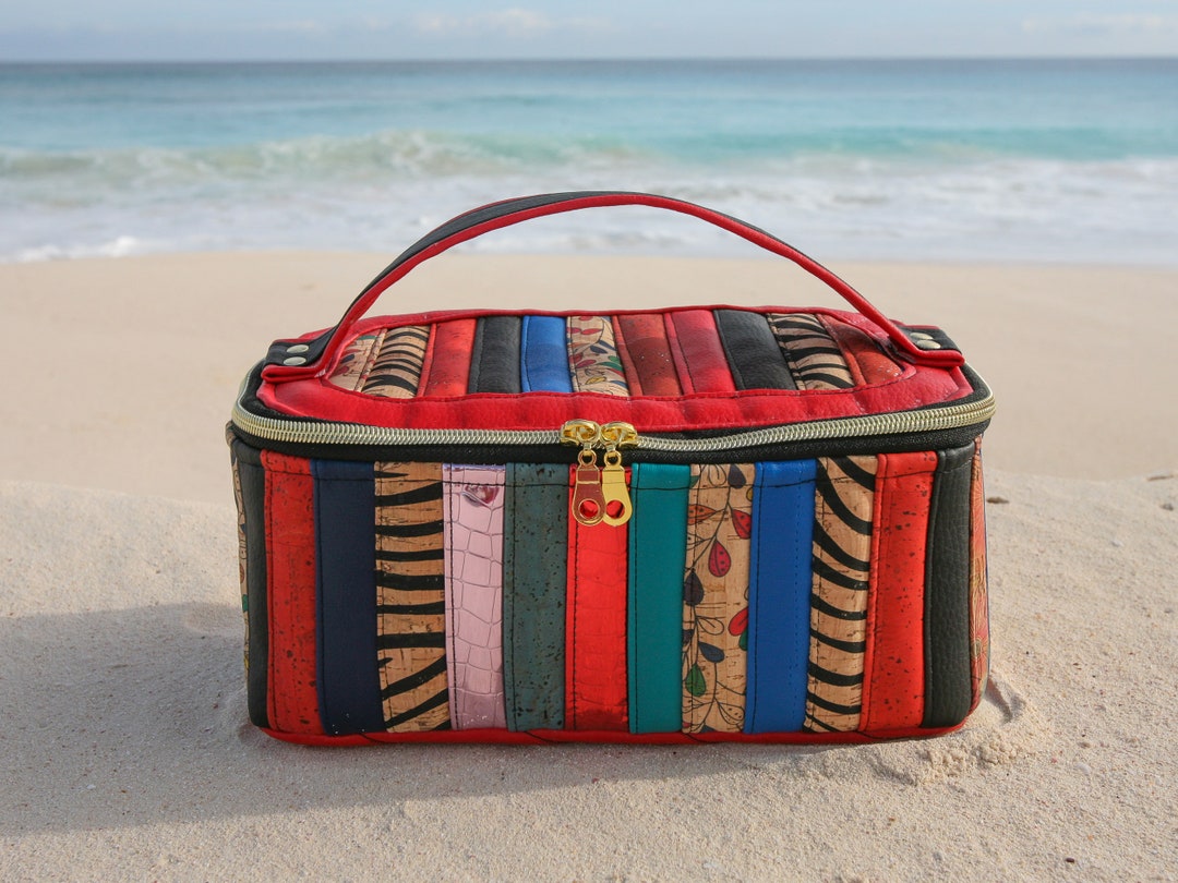 Toiletry Bag Pattern - Suzi Toiletry Bag With 2 Zipper Pouches, 1 Tray ...