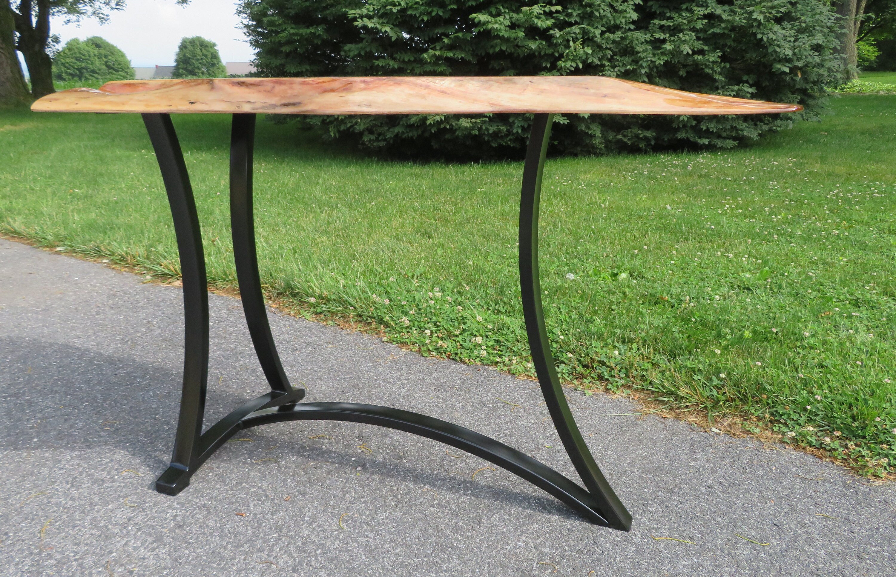 Live Edge Walnut Entryway Table / Foyer Table / Accent Table / Console ...