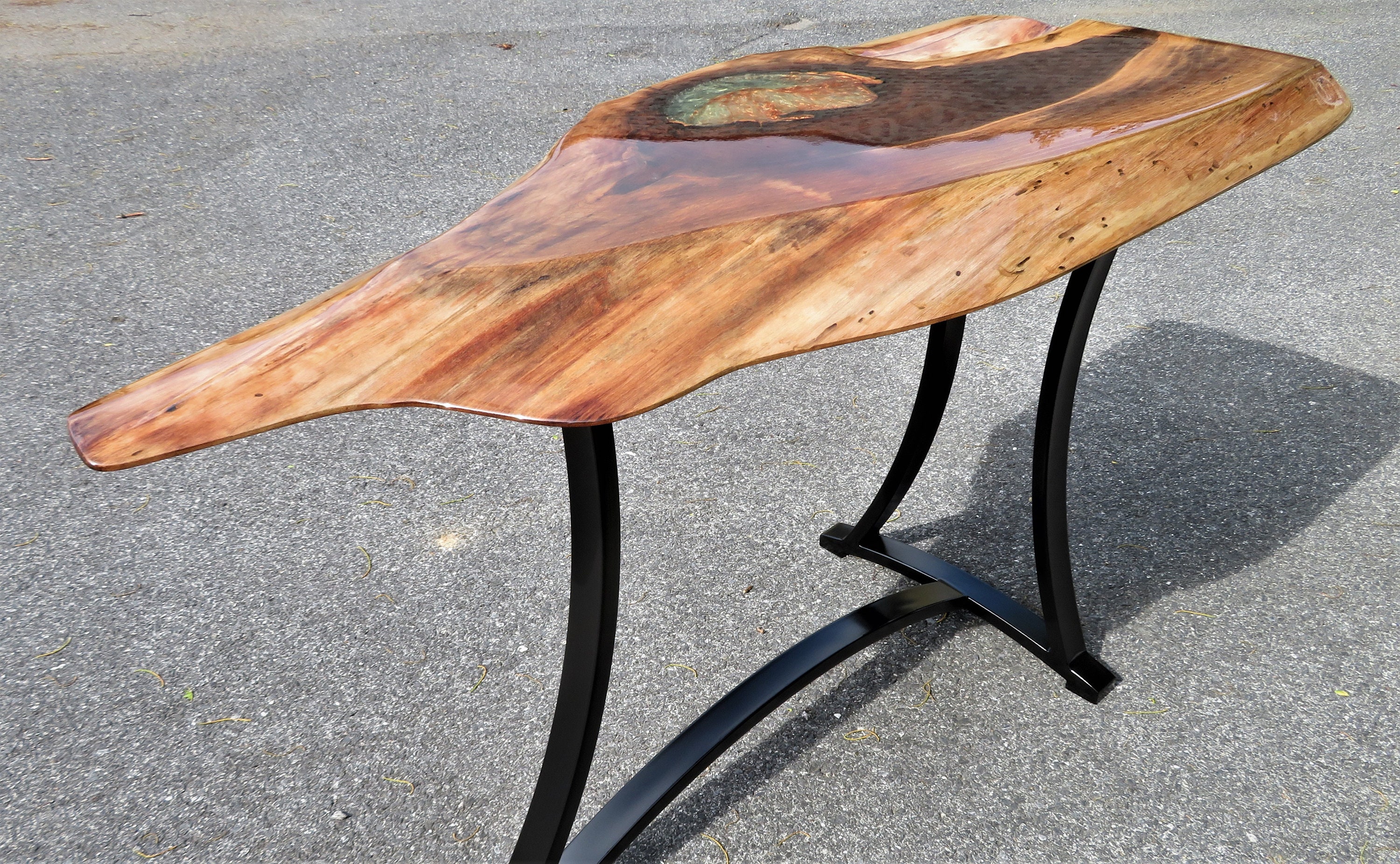 Live Edge Walnut Entryway Table / Foyer Table / Accent Table / Console ...