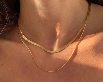 Double Snake Necklace | Etsy