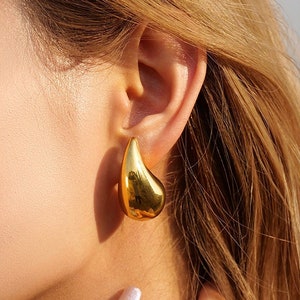 Gold Drop Earrings - Etsy