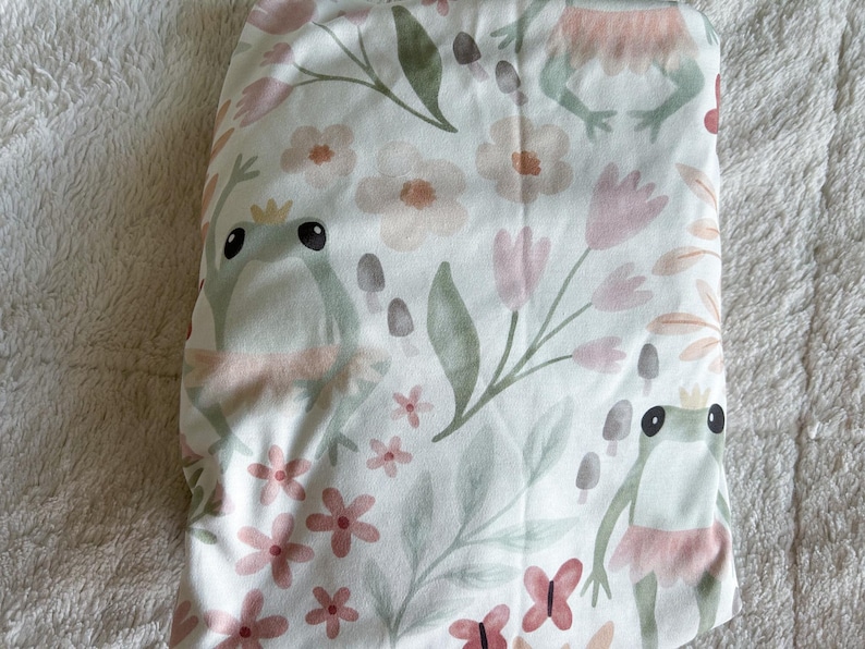 Frog Ballet Nutcracker Crib Bedding, Ballerina Blanket, Pink Floral ...