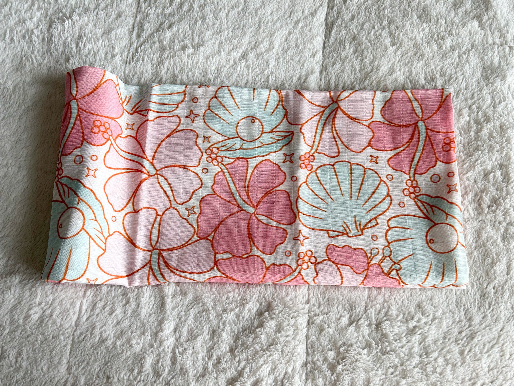 Minky Mermaid off Duty Baby Blanket, Surfer Girl Crib Bedding, Changing ...