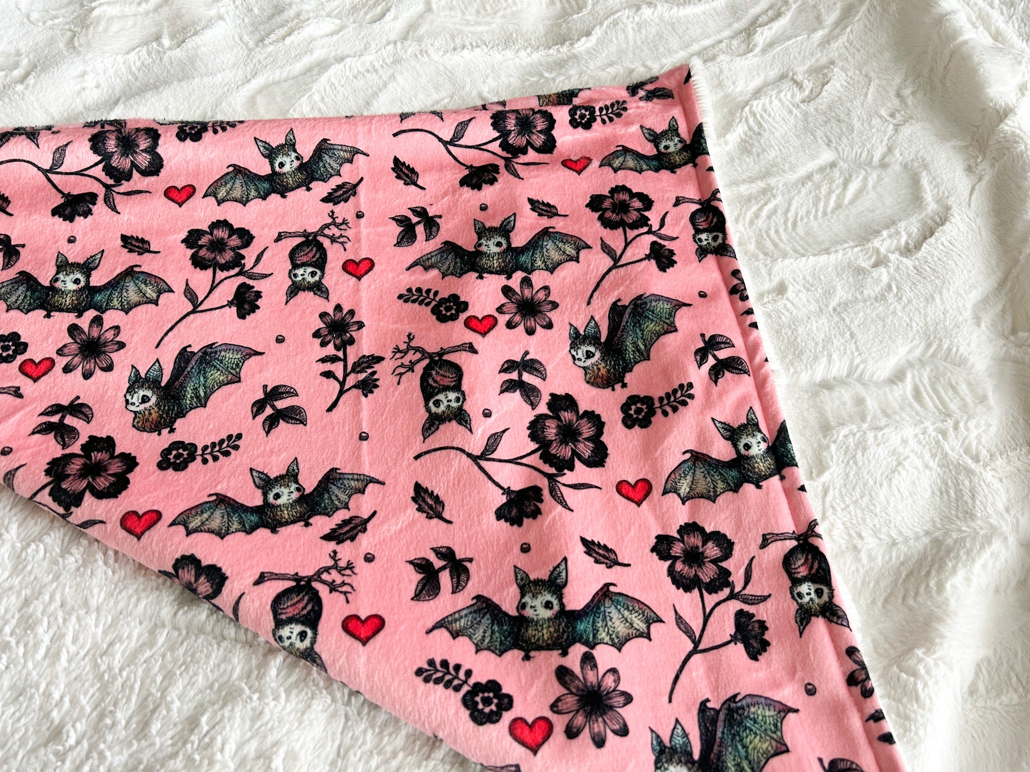 Halloween Baby Blanket, Baby Bat Crib Sheet, Swaddle, Gothic Girl Crib ...