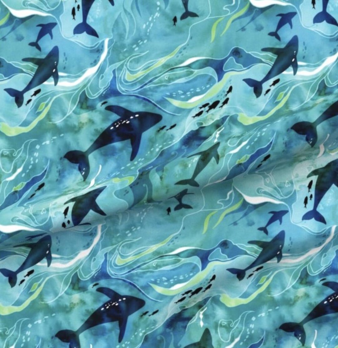 Minky Whale Shark Crib, Surfer Baby Blanket, Gift, Beach Crib Blanket ...