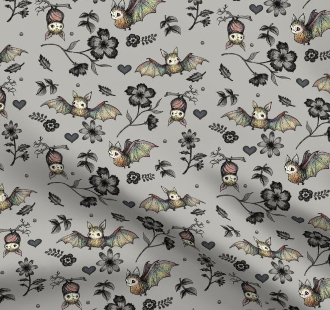 Halloween Baby Blanket, Baby Bat Crib Sheet, Swaddle, Gothic Girl Crib ...