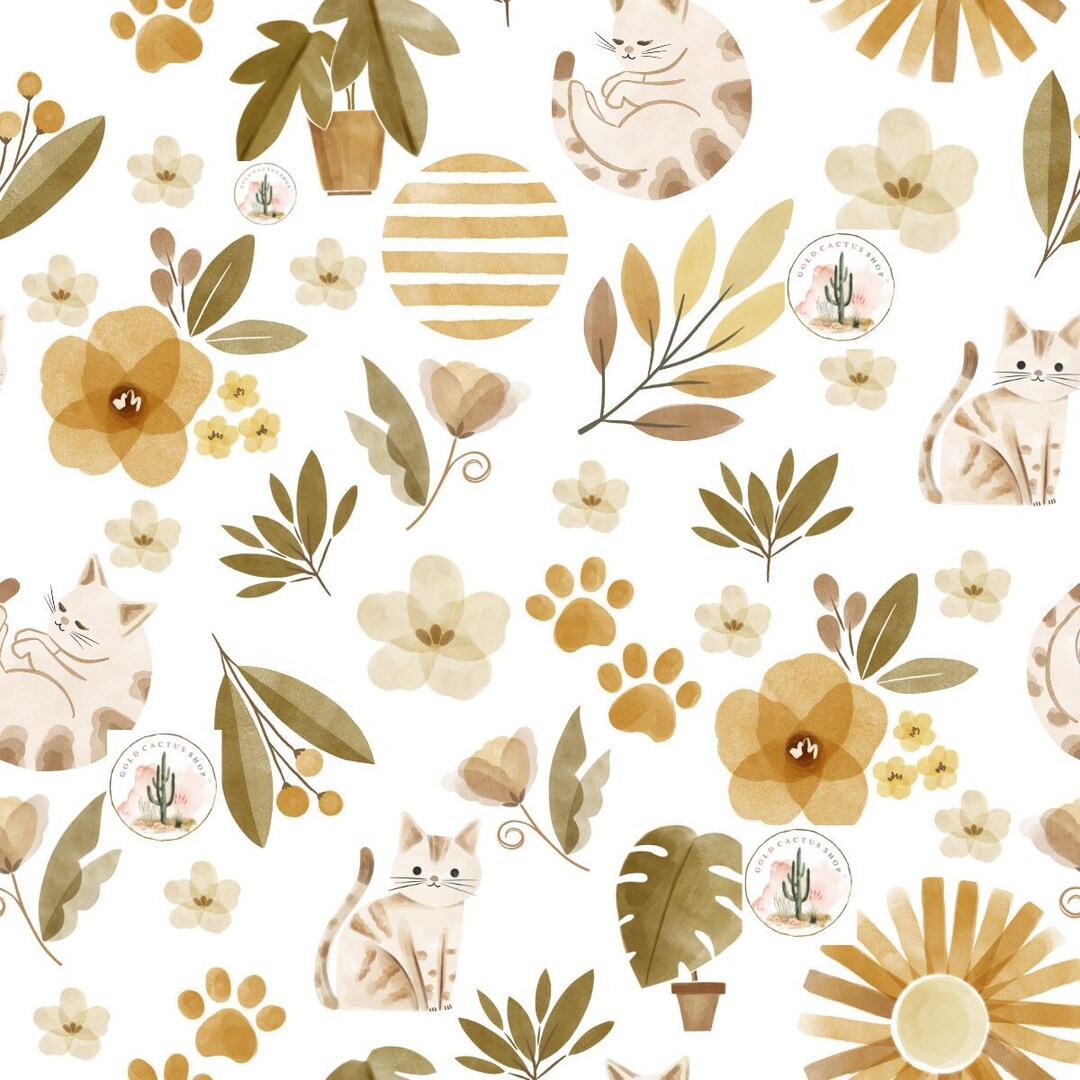 Floral Cat Baby Crib Bedding, Sun Baby Blanket, Fitted Crib Sheet ...