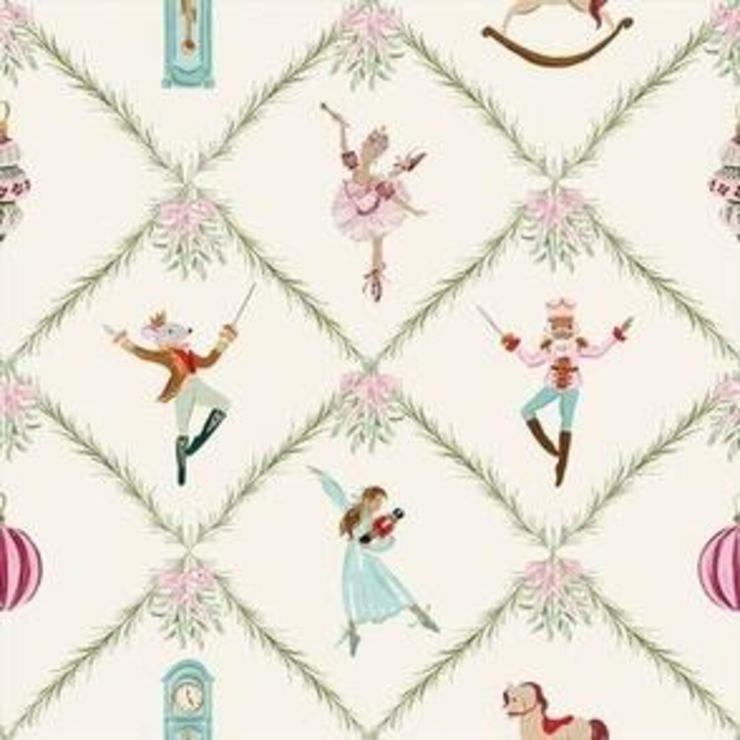 Pink Nutcracker Crib Bedding, Ballerina Baby Blanket, Pink Christmas ...