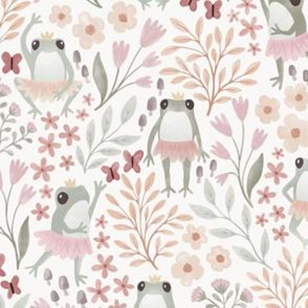 Frog Ballet Nutcracker Crib Bedding, Ballerina Blanket, Pink Floral ...