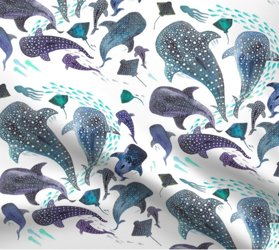 Minky Whale Shark Crib, Surfer Baby Blanket, Beach Baby Blanket ...