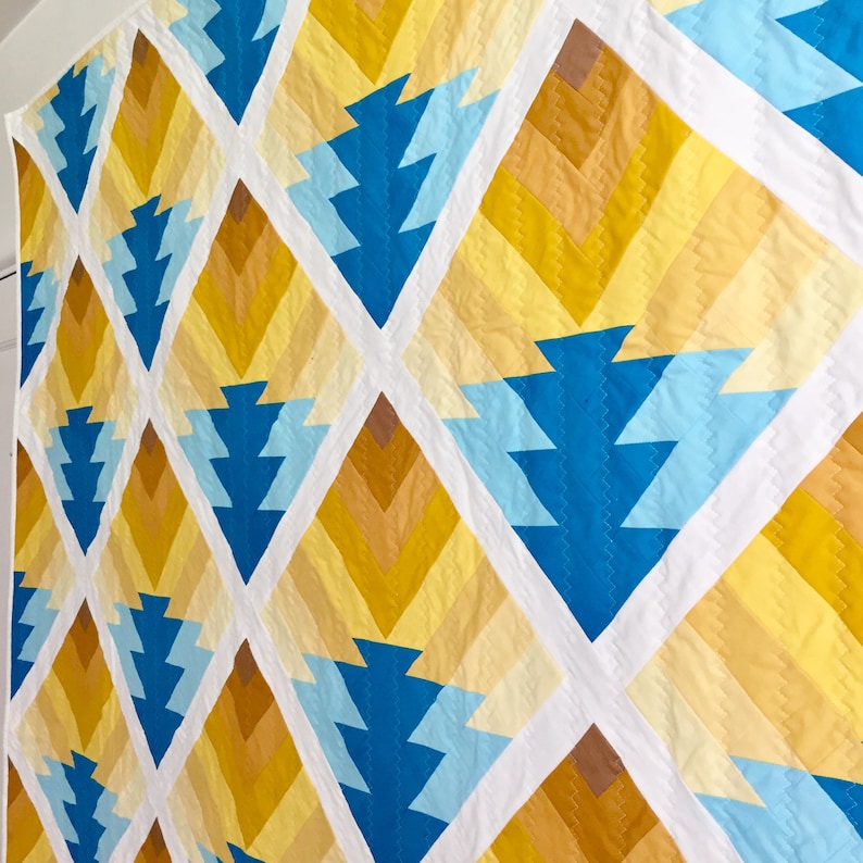 Beach Sunset Quilt PDF Pattern - Etsy
