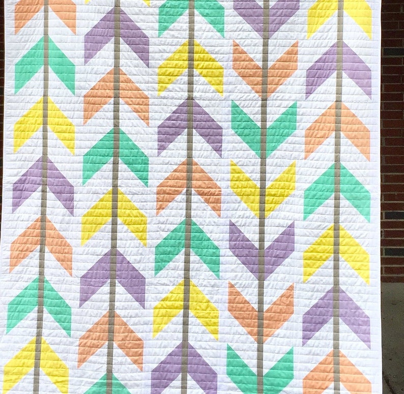 Feathered Arrows Quilt PDF Pattern - Etsy