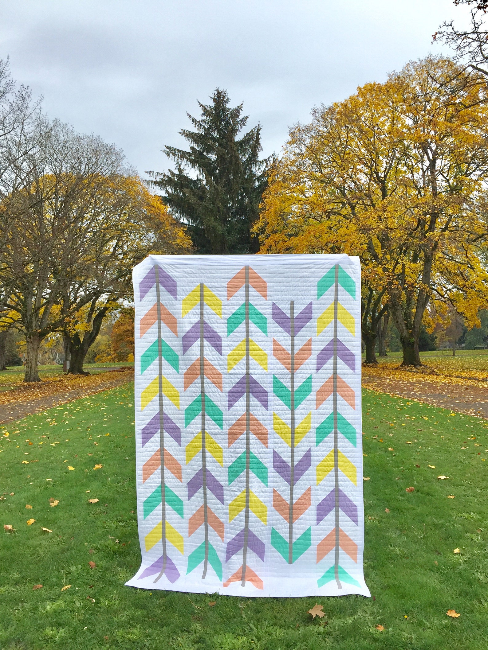 Feathered Arrows Quilt PDF Pattern - Etsy
