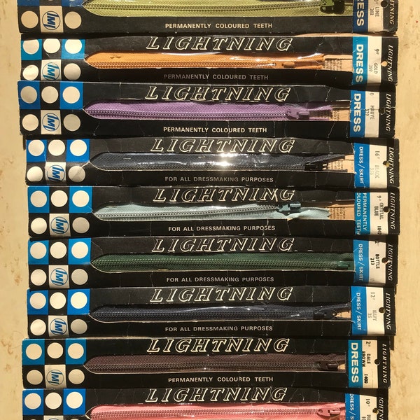 Lightning Zipper - Etsy