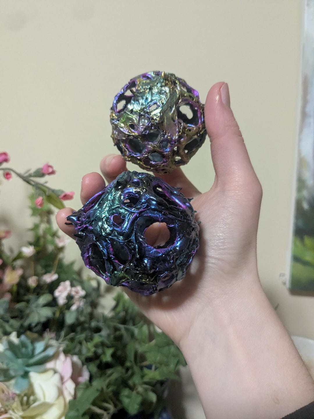 Corrupted Magic Orb SMALL - Prop, Model, Bauble, Cosplay - Etsy