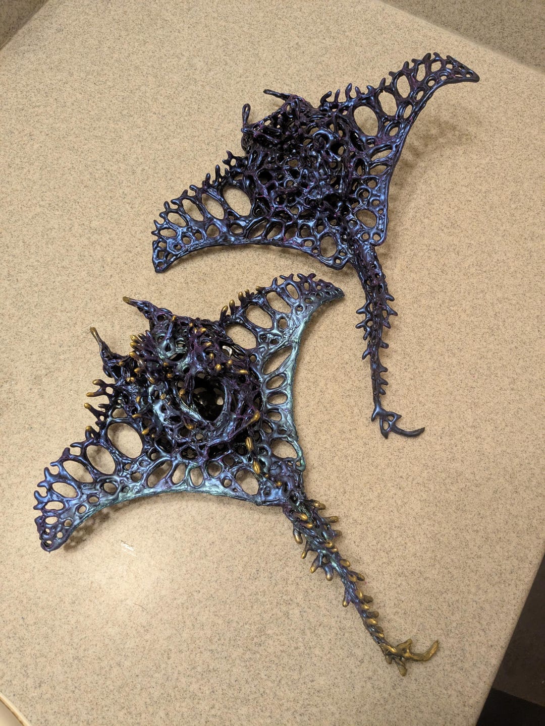 Corrupted Magic Manta Ray Wall Decor - Etsy