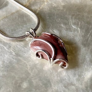 Hickoryite Rhyolite + Handmade Sterling Silver Pendant for Necklace - Etsy
