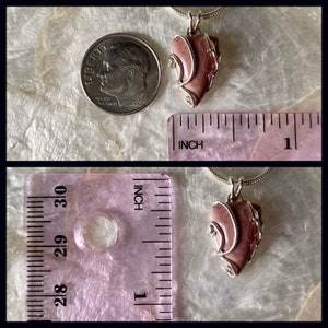 Hickoryite Rhyolite + Handmade Sterling Silver Pendant for Necklace - Etsy