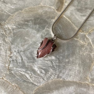 Hickoryite Rhyolite + Handmade Sterling Silver Pendant for Necklace - Etsy