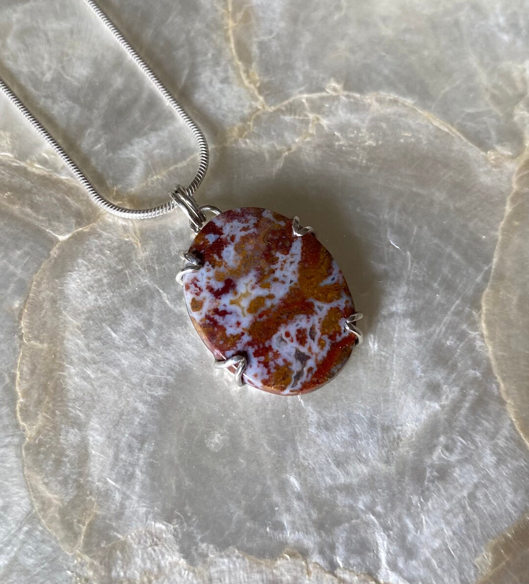 Fire Breathing Dragon! Rosetta Jasper Natural Gemstone + Handmade ...