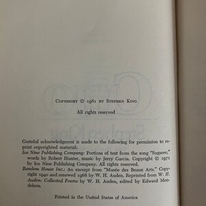 Stephen King Cujo 1981 Book Club Edition - Etsy