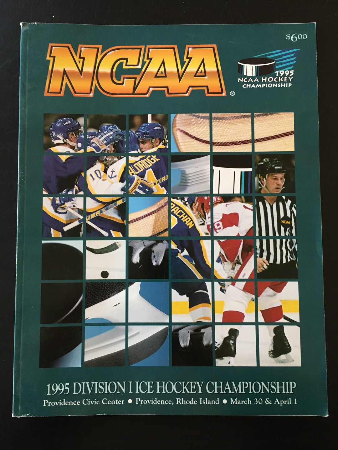1995 NCAA Hockey Championship Program - Maine BU - Etsy