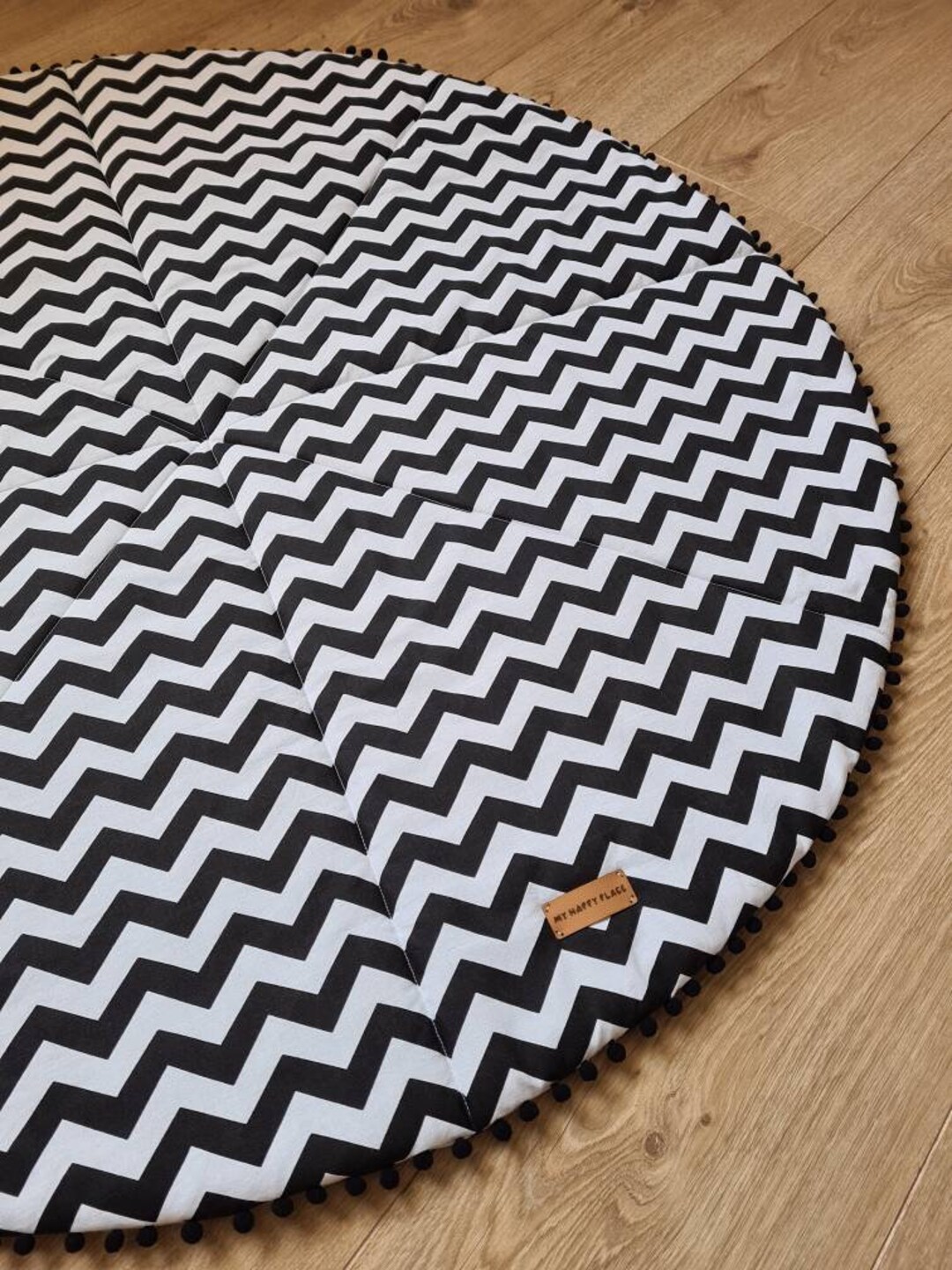 Monochrome Baby Playmat Padded Playmat Babyshower Gift Gender Neutral ...