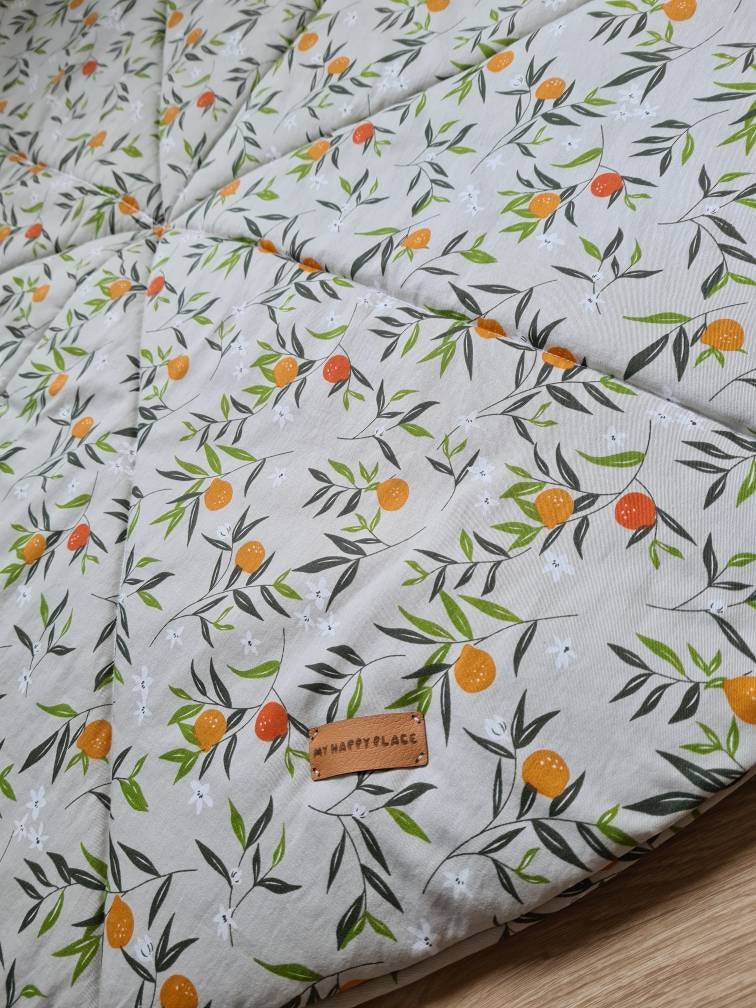 Baby Play Mat Baby Shower Gift Floral Play Mat Padded Cotton - Etsy UK