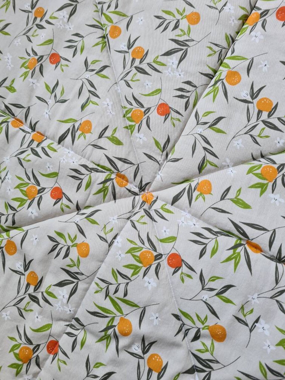 Baby play mat Baby shower gift Floral play mat Padded cotton | Etsy