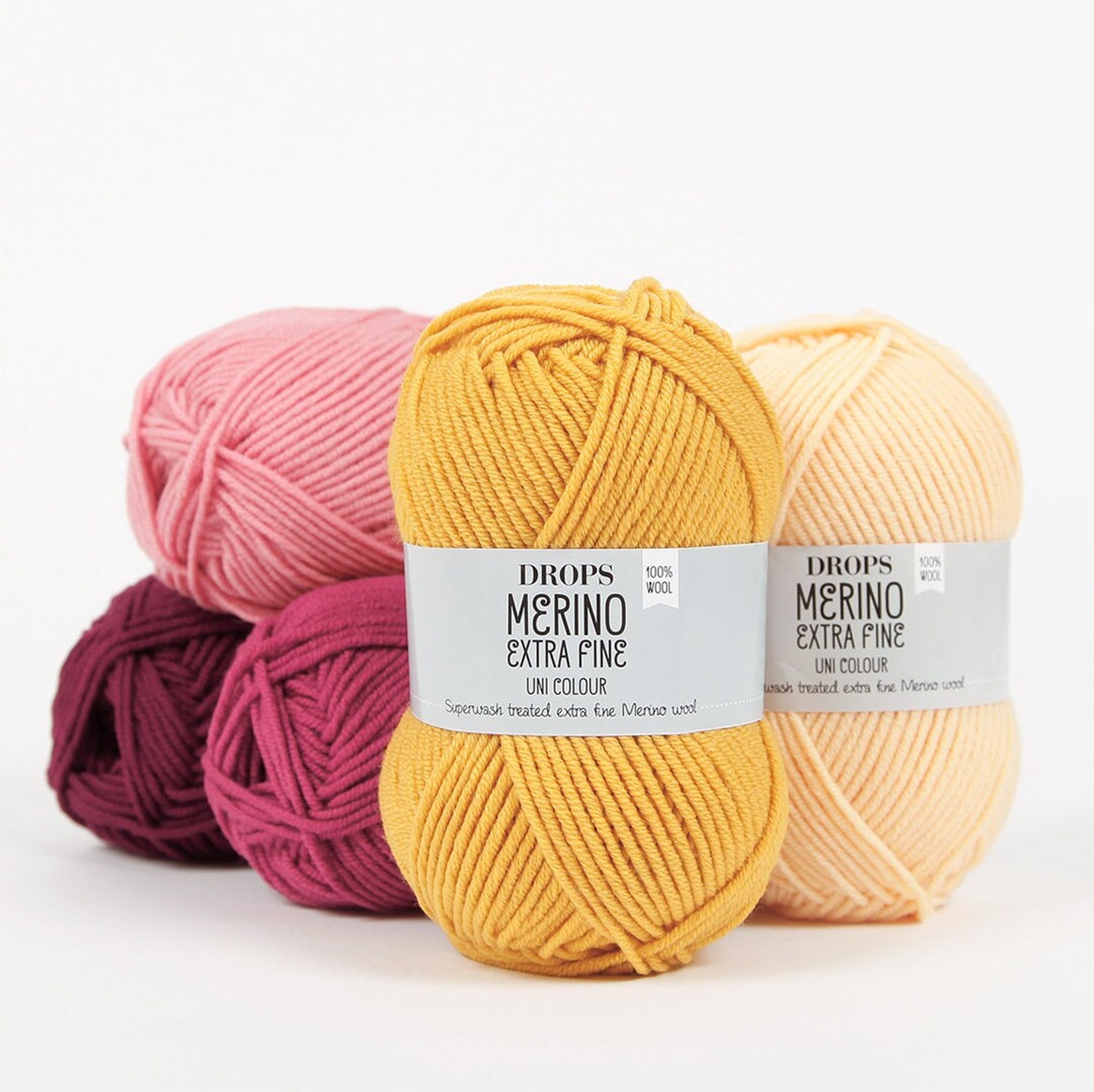 Drops Merino Extra Fine, DK Weight Merino Wool Yarn for Knitting - Etsy