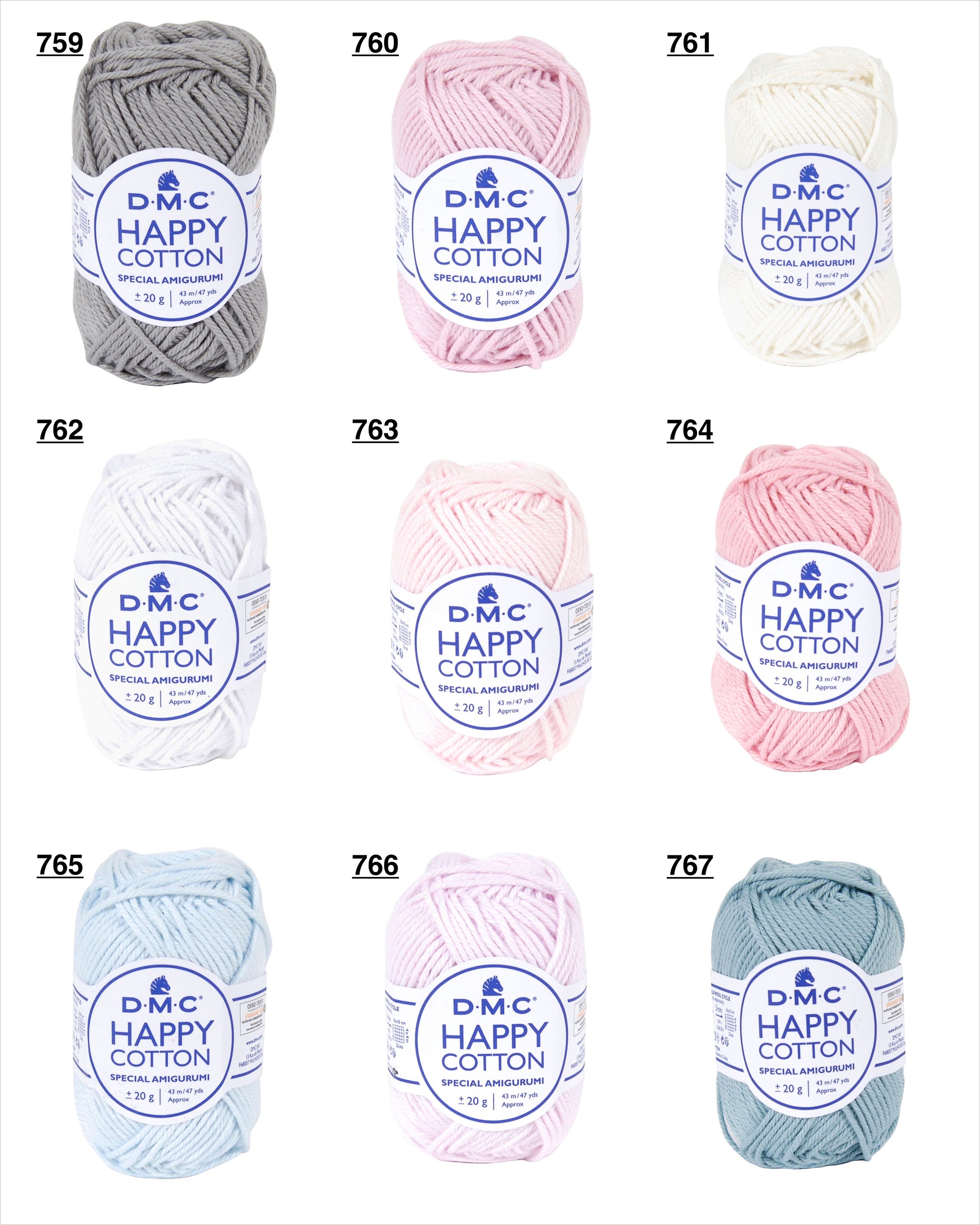 Dmc Happy Cotton Amigurumi Crochet Yarn - Etsy
