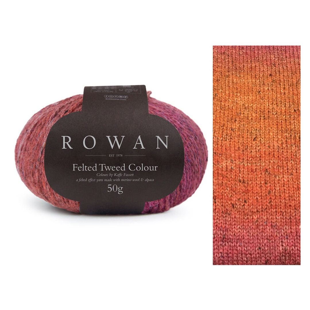 Rowan Felted Tweed Colour, Wool Alpaca Yarn, Gradient Knitting Yarn ...