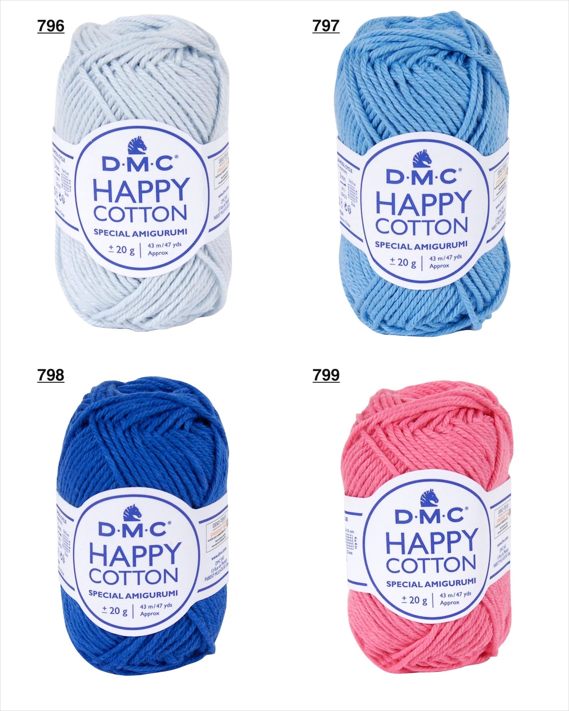 Dmc Happy Cotton Amigurumi Crochet Yarn - Etsy