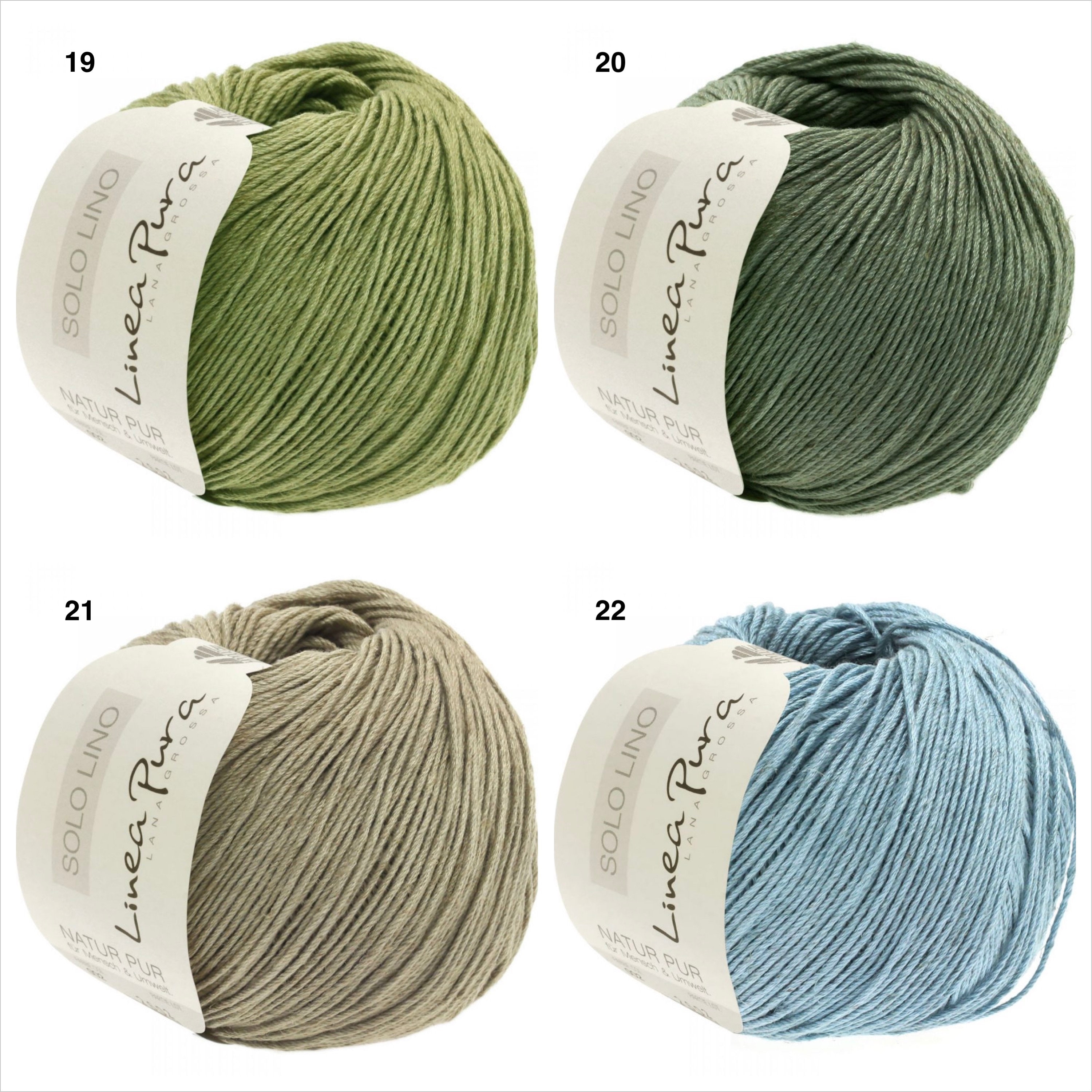 Craft Supplies & Tools crochet yarn Lana Grossa Solo Lino 50g = 120 m ...