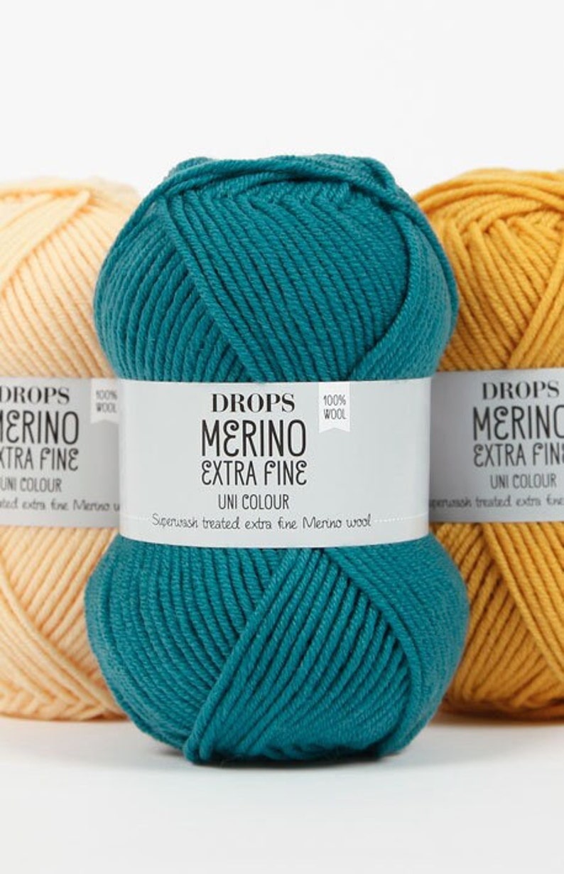 Drops Merino Extra Fine DK Weight Merino Wool Yarn for - Etsy