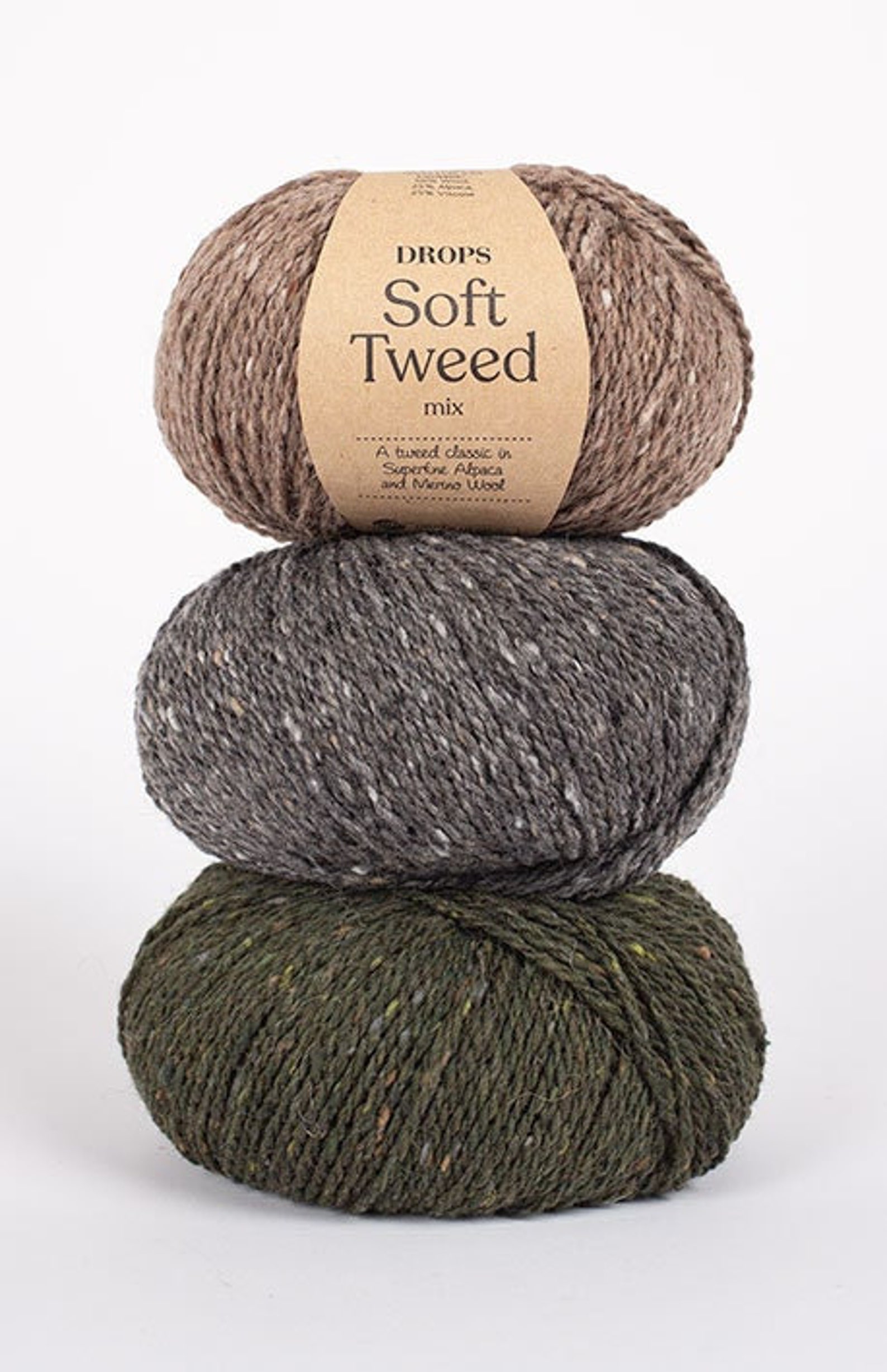 Drops Soft Tweed DK Weight Merino Wool and Alpaca Yarn - Etsy
