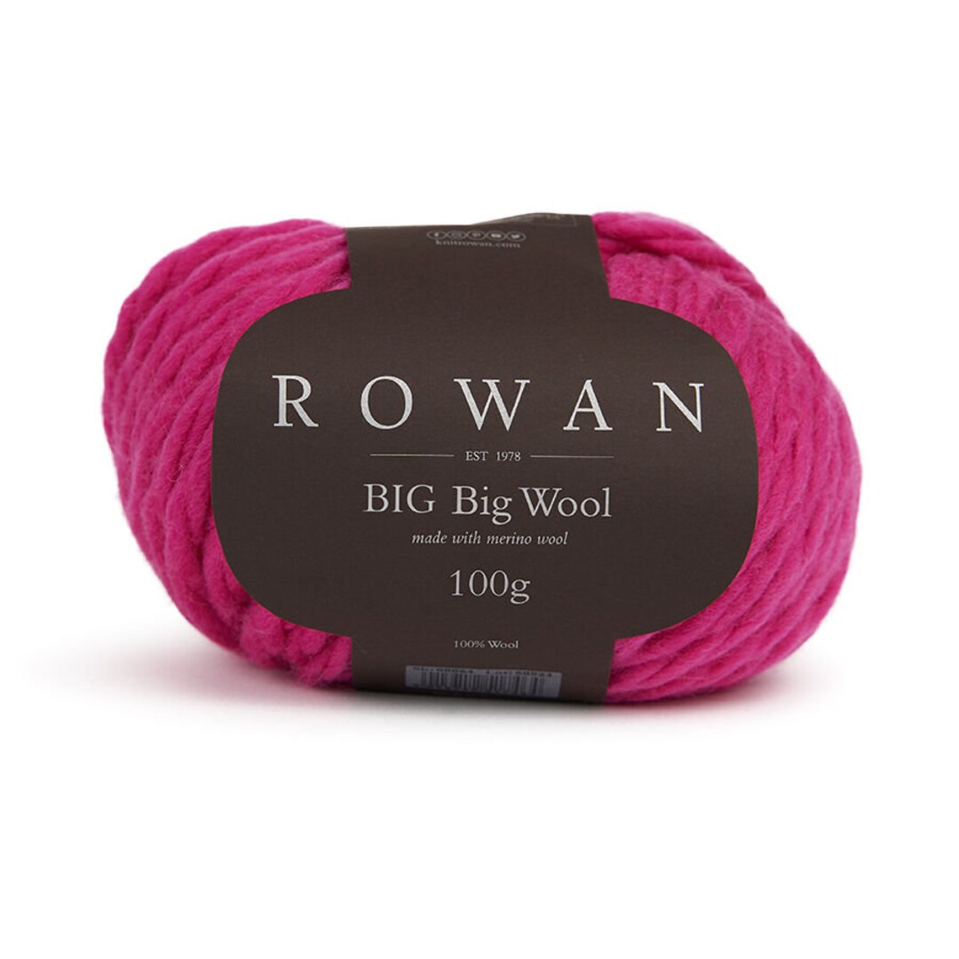 Rowan Big Big Wool, Merino Wool Knitting Yarn, Super Bulky Weight Yarn ...