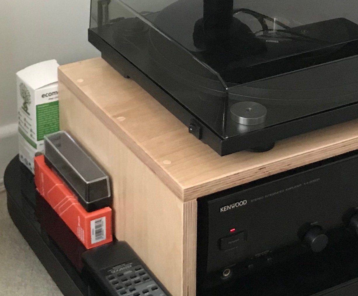 Sturdy Plywood Stand / Riser for Your Turntable/vinyl Record Player ...