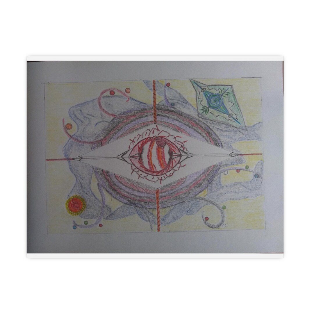 Pulsar Star and Galaxy's Hand Drawn Original Sketch Art.vertical and ...