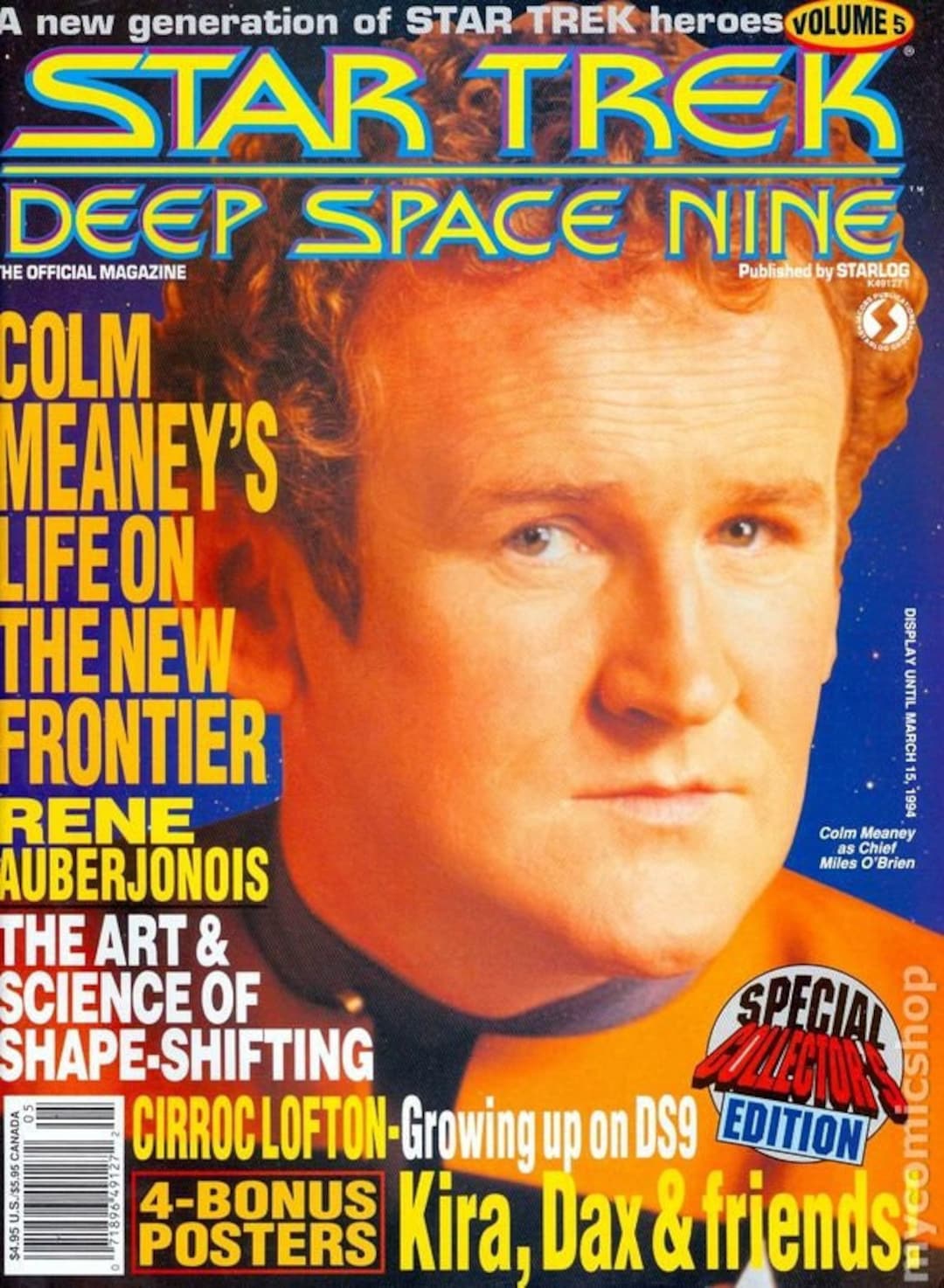 Star Trek Collector Items Deep Space Nine Magazine 1992 5 Complete Next ...