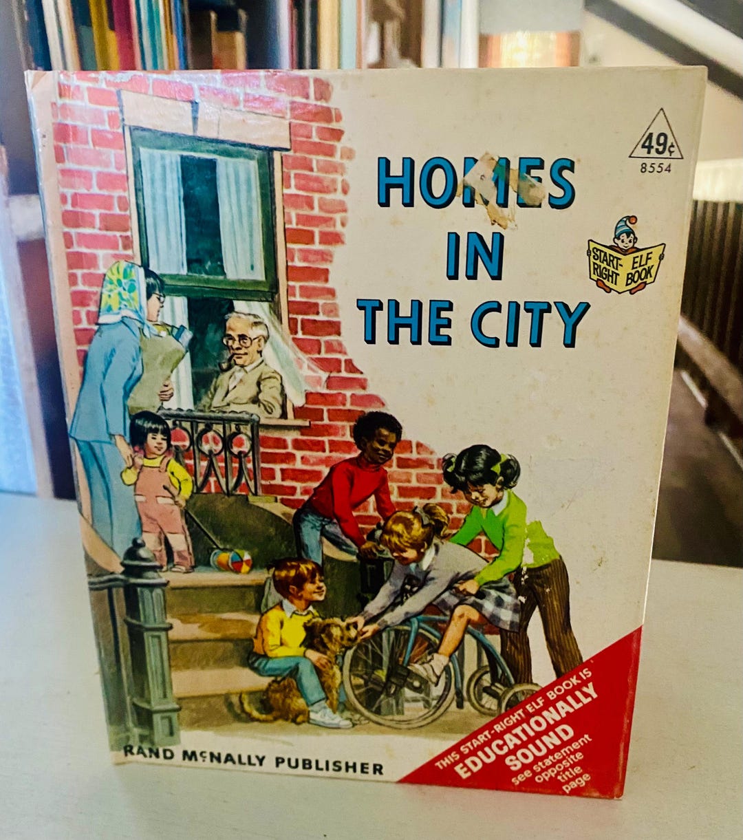 Vintage 1973 Homes in the City Children's Book, Rand Mcnally Elf Book ...
