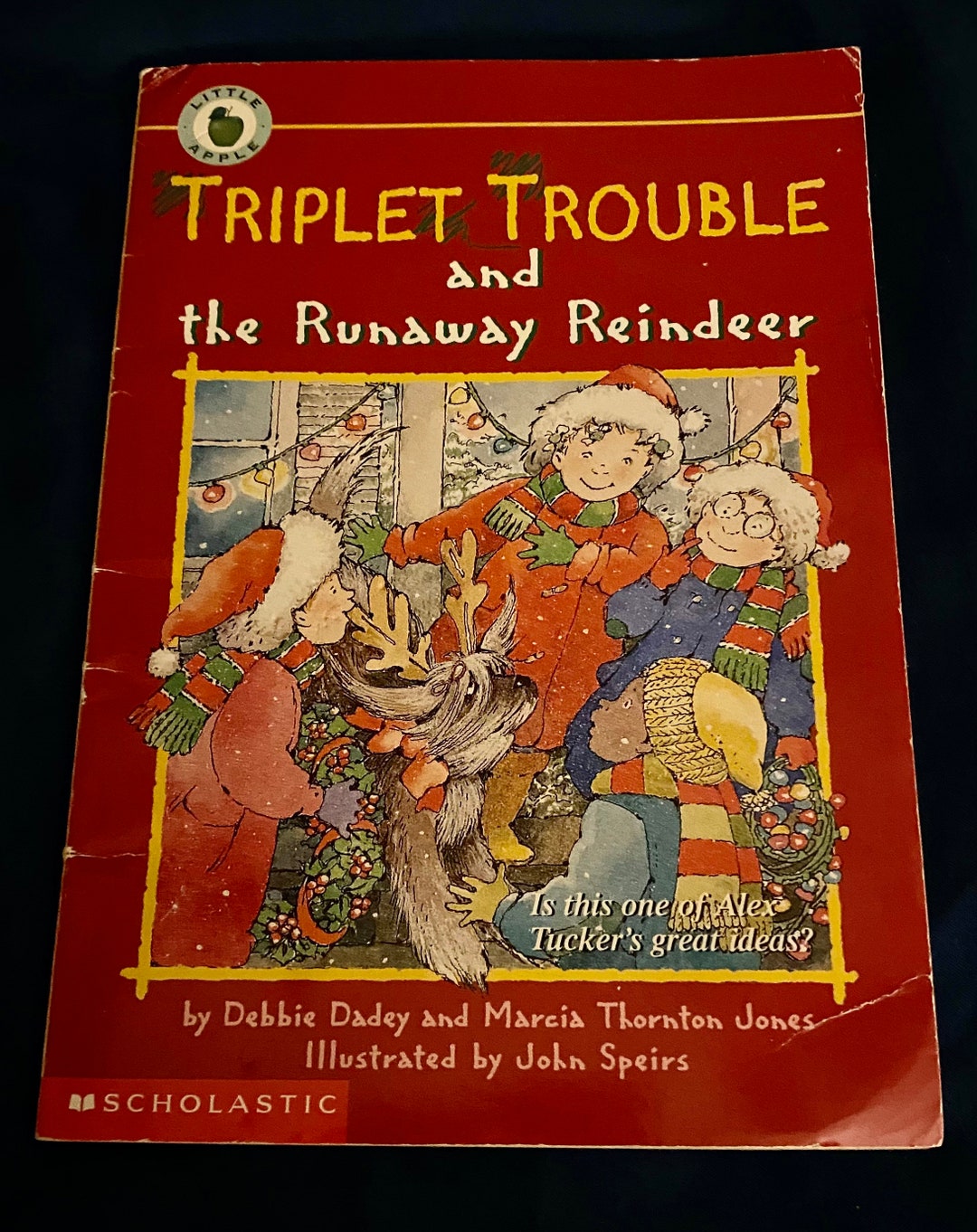Triplet Trouble and the Runaway Reindeer by Debbie Dadey.1995. - Etsy