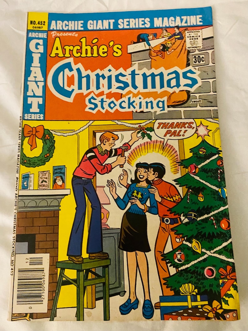 Archie's Christmas Stocking archie Giant Series Comic 452 December 1976 ...