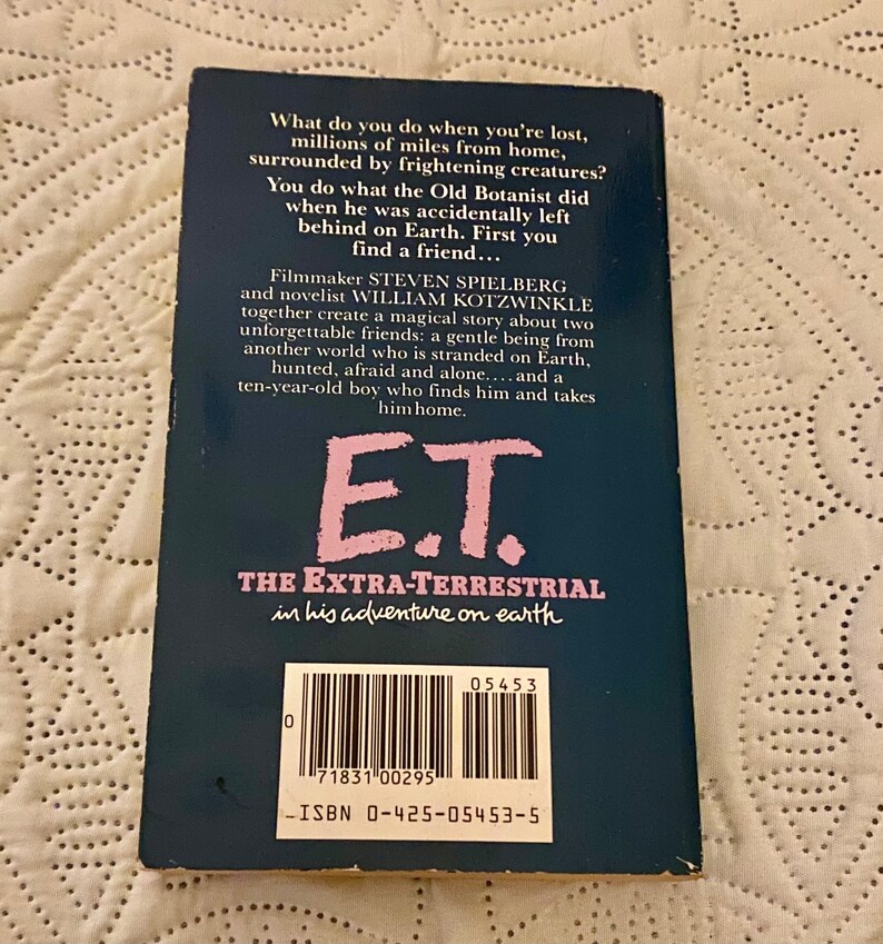 E.T. the Extra Terrestrial by William Kotzwinkle 1982 Vintage Young ...