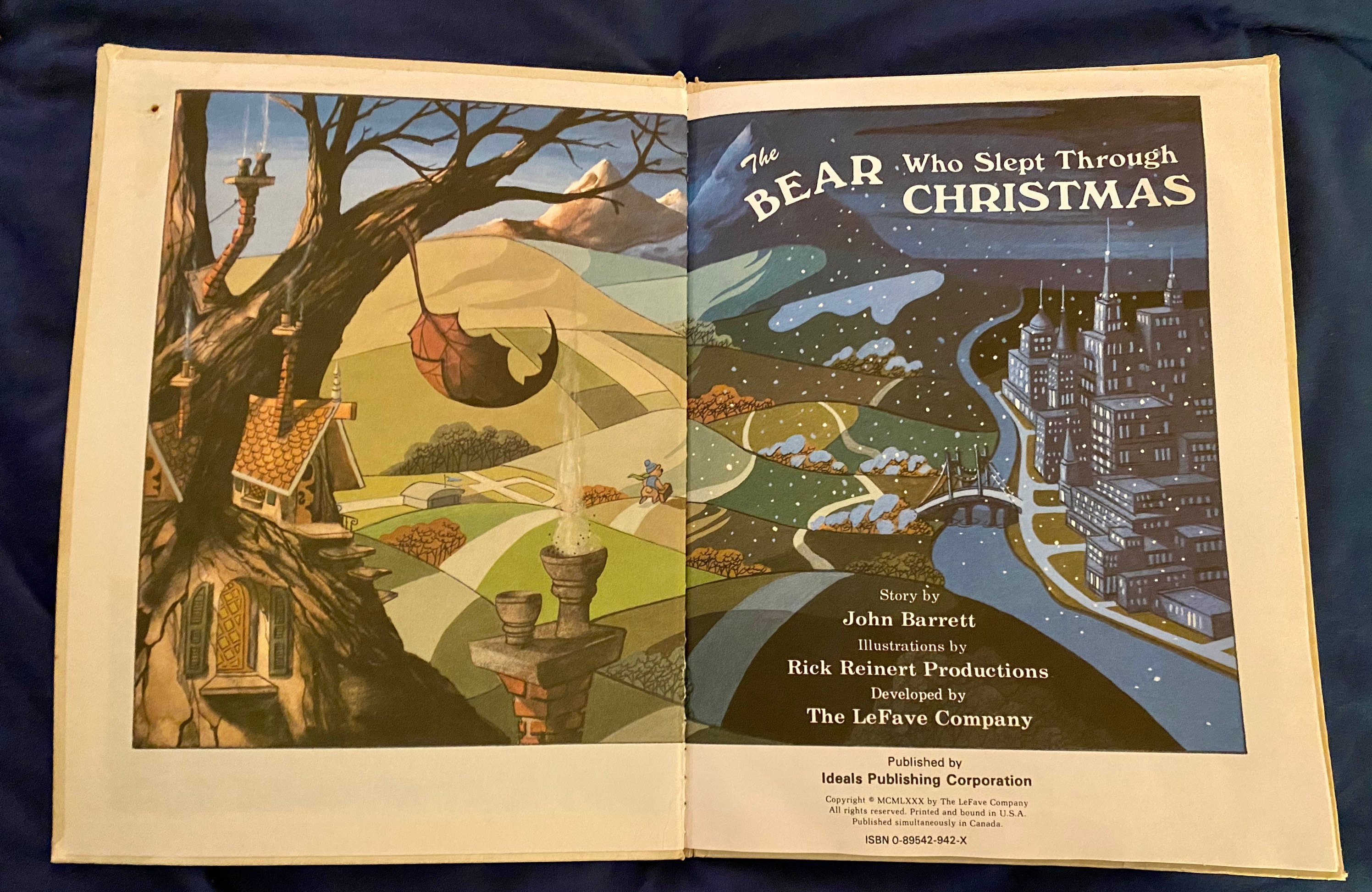 John Barrett. the Bear Who Slept Through Christmas. 1980. - Etsy UK